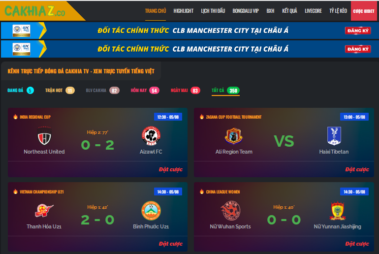 Khám phá thế giới sôi động của môn thể thao vua cùng web Cakhia Link